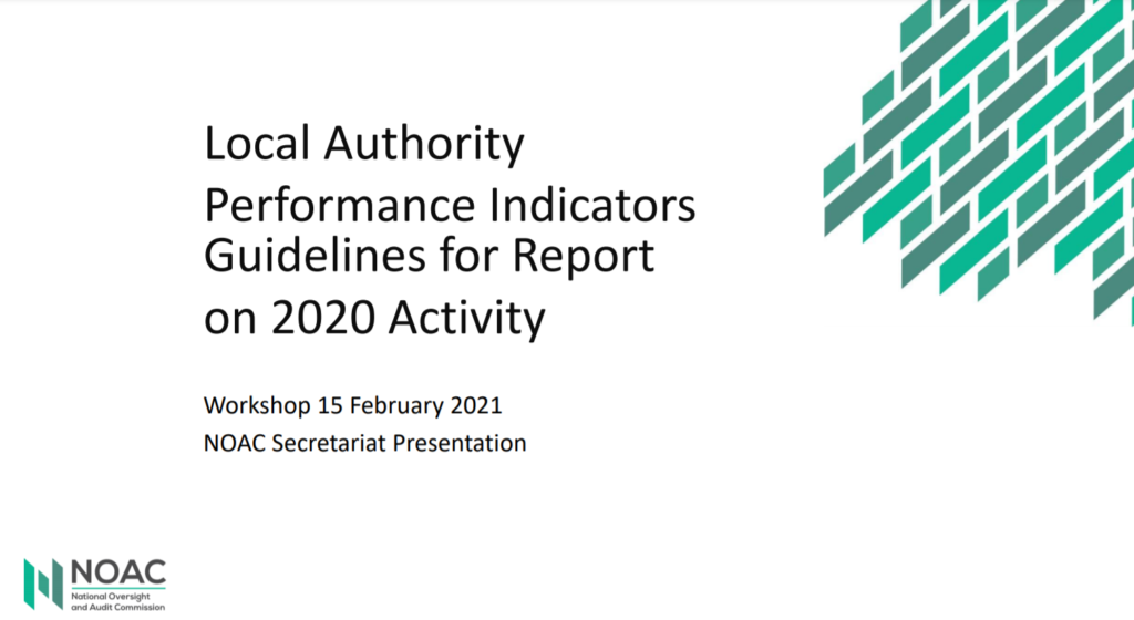 2020 Performance Indicator Report - National Oversight & Audit Commission