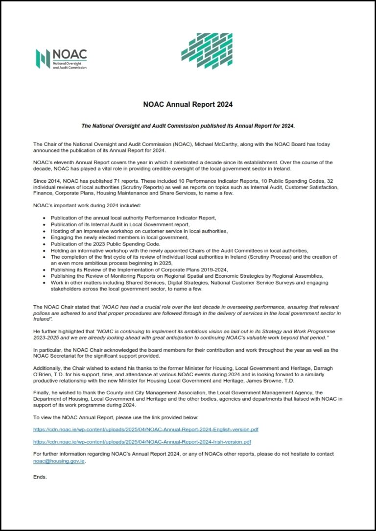 NOAC Annual Report 2024 - National Oversight & Audit Commission